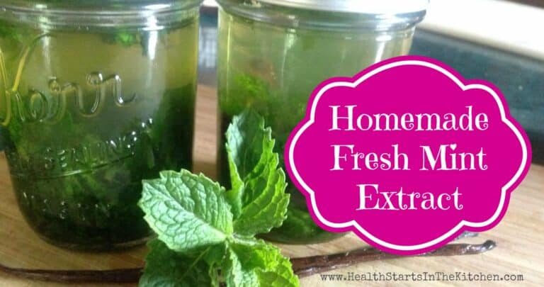 Homemade Mint Extract – Health Starts in the Kitchen