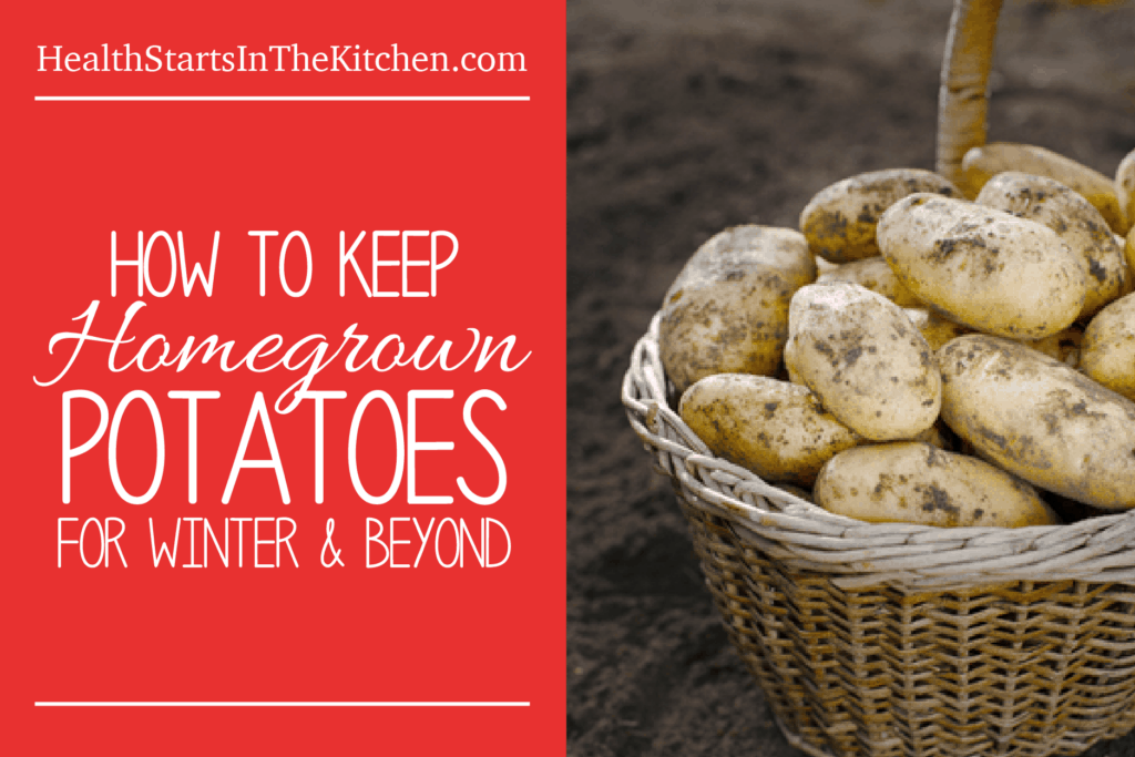 How to keep homegrown potatoes for winter and beyond – Health Starts in ...