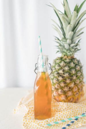 Easy Fermented Pineapple Tepache Drink Recipe – Health Starts in the ...