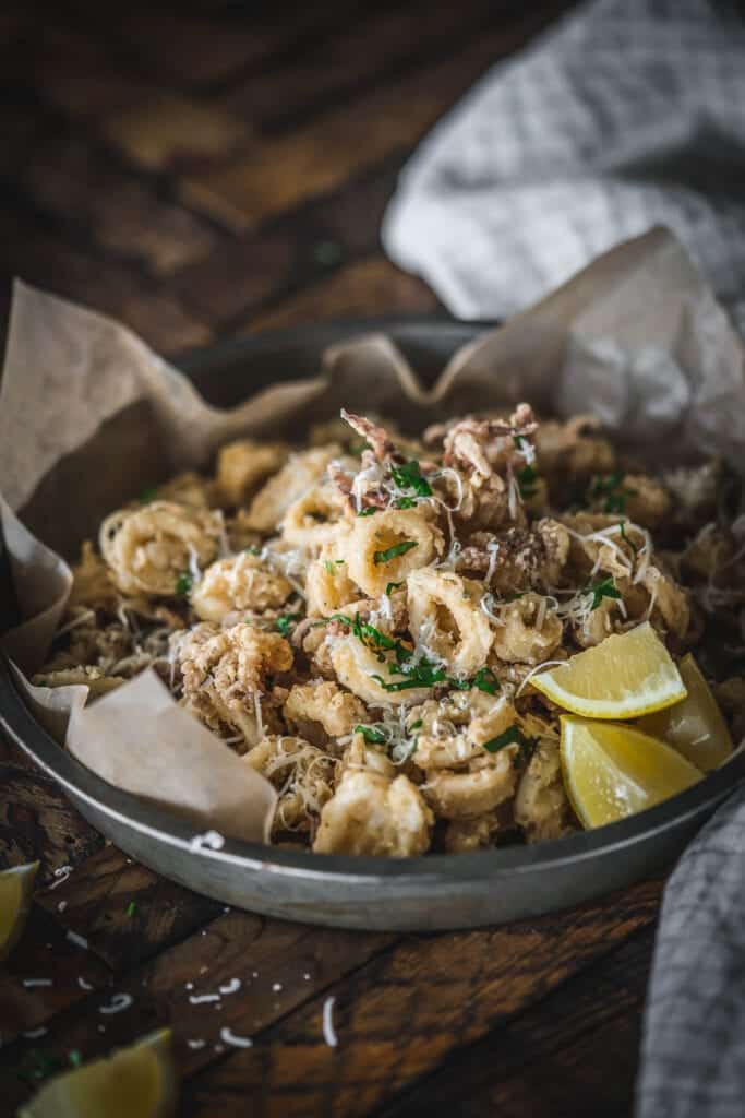 Calamari Caesar Salad {Grain-Free & Gluten-Free} – Health Starts in the ...