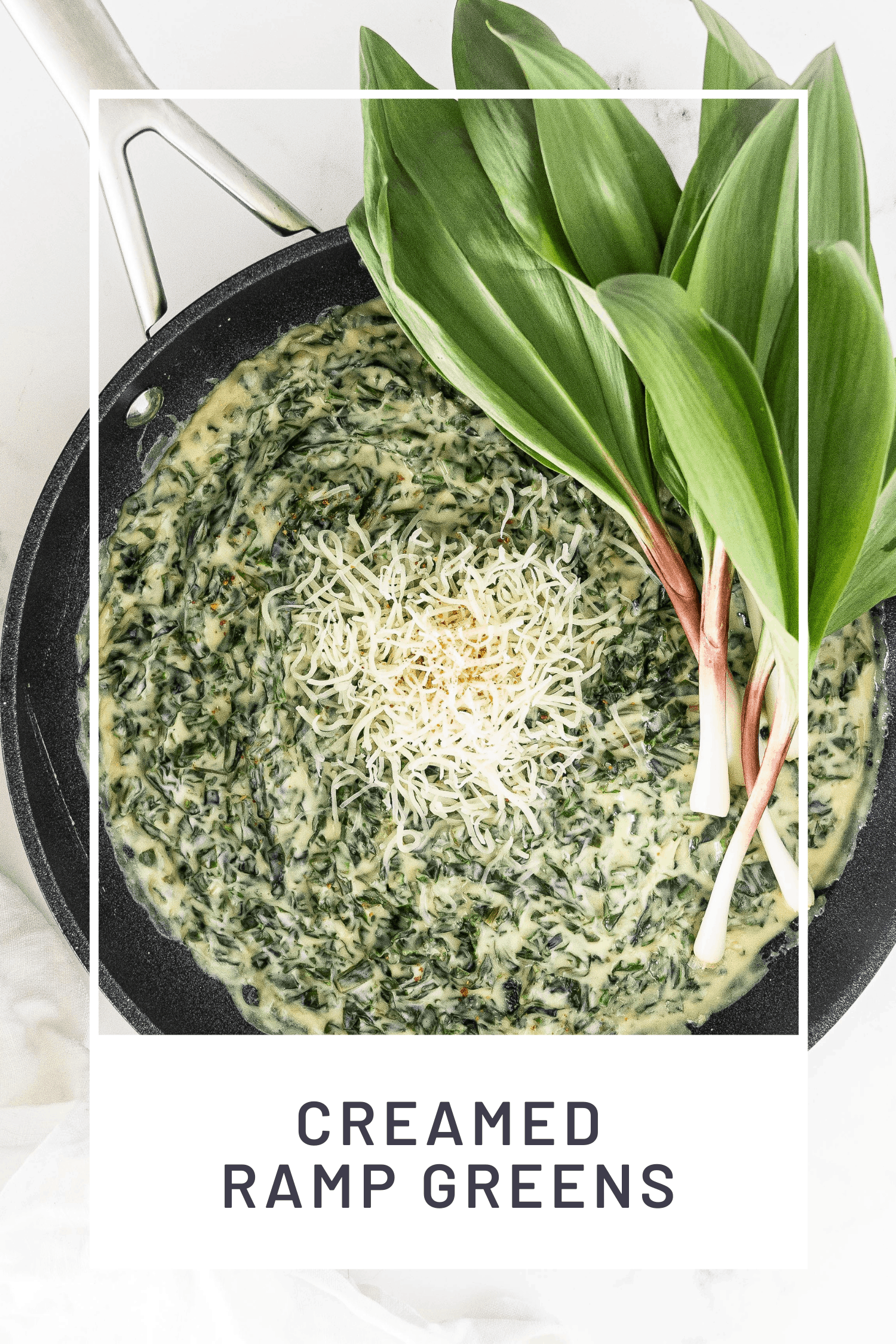 Creamed Ramp Greens Recipe – Health Starts in the Kitchen