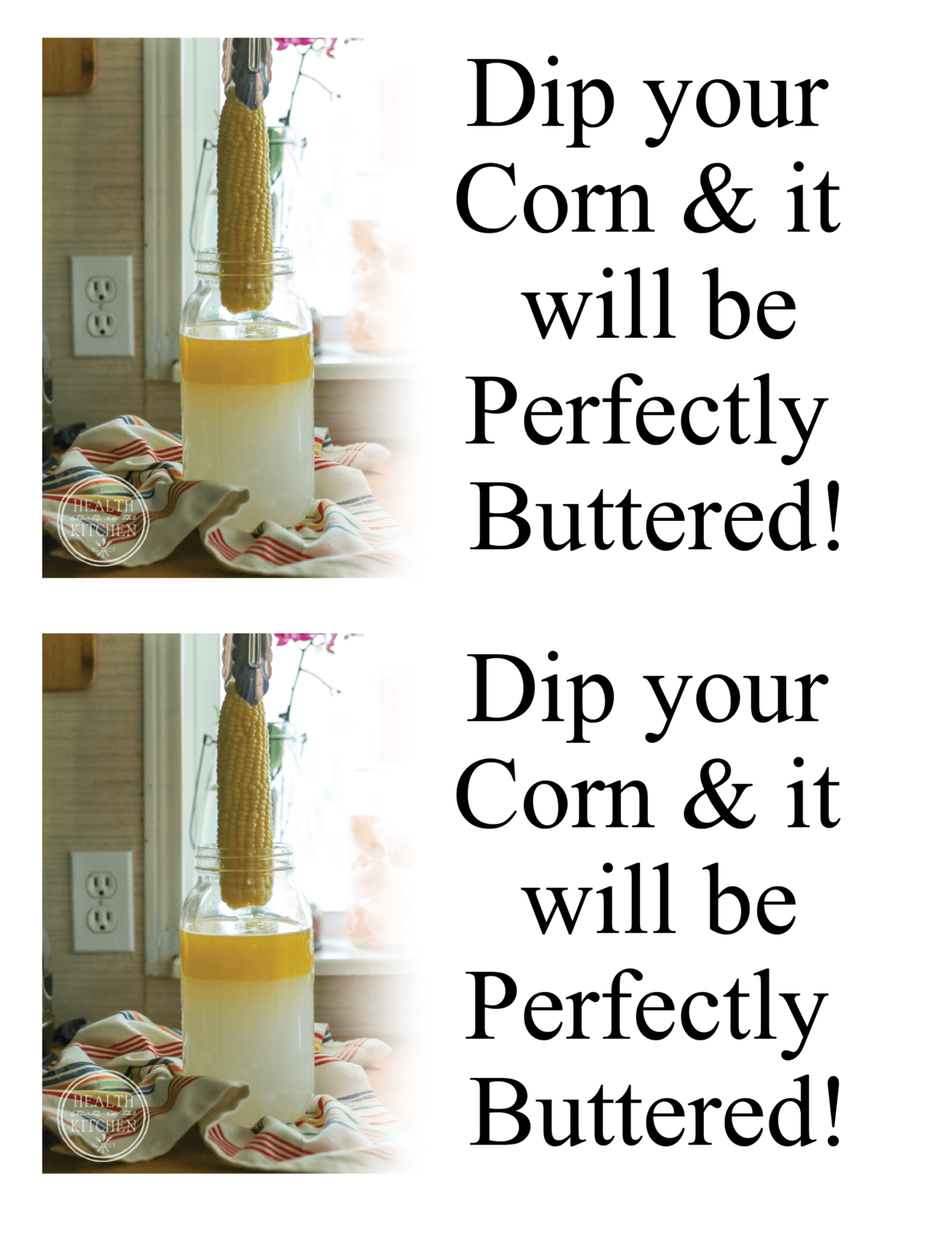 How to Butter Corn on the Cob for a Party – Health Starts in the Kitchen
